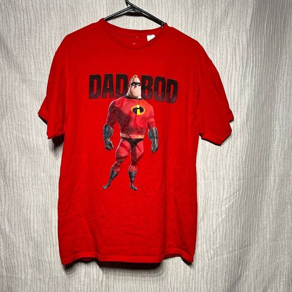 Disney | Shirts | Large Disney Parks Shirt Adult The Incredibles Dad ...